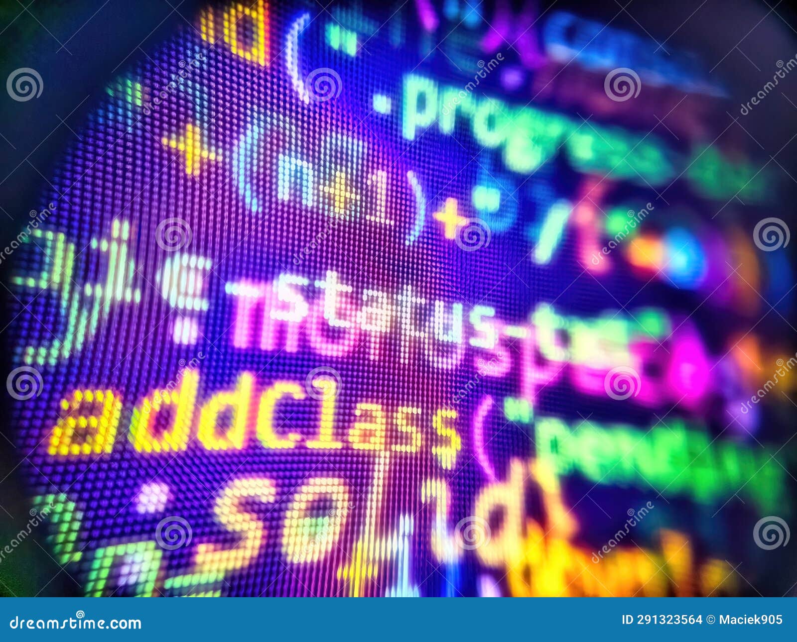 Software Developer Programming Code On Computer Monitor Programmer Working Of Software
