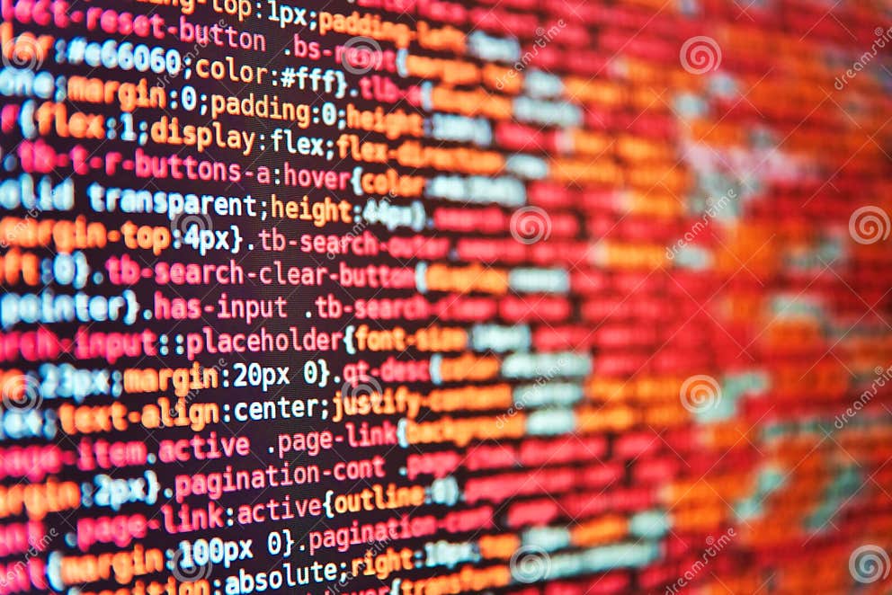 Software Developer Programming Code On Computer Seo Optimization 5732