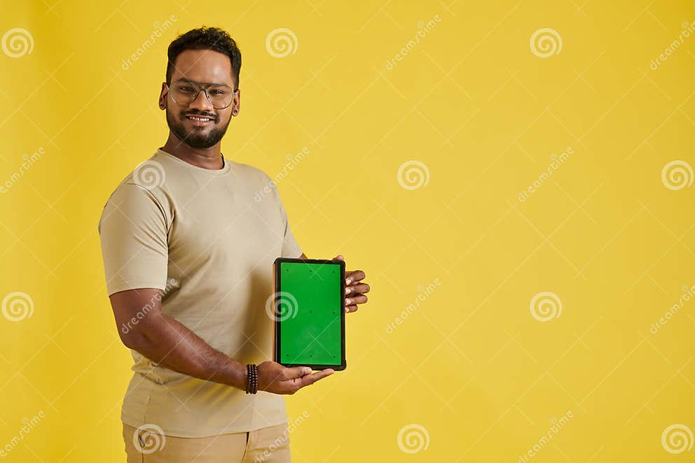 Software Developer Showing Digital Tablet Stock Photo - Image of ...