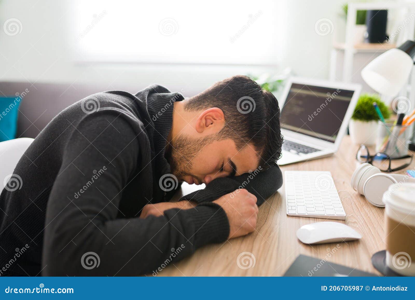 Software Developer is Stressed because His Progam is Not Working Stock ...