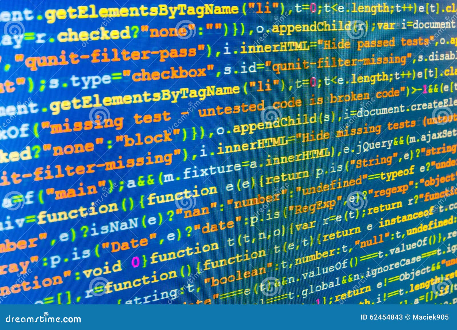 Software Developer Workspace Screen Stock Illustration - Illustration ...