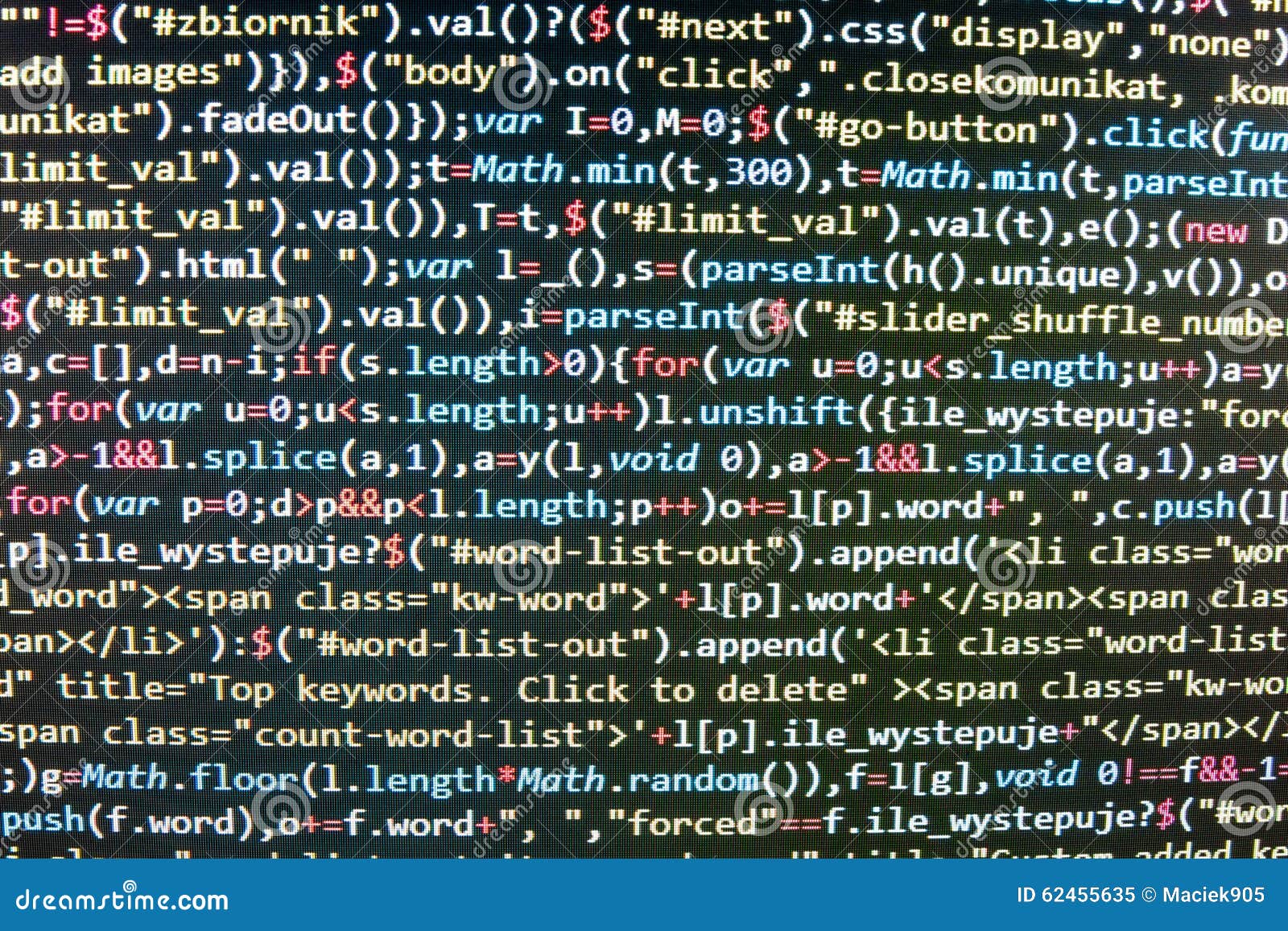 Software Developer Workspace Screen Stock Illustration - Illustration ...