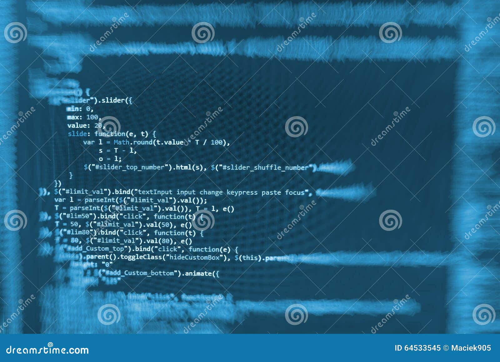 Software Developer Workspace Screen Stock Image - Image of board ...