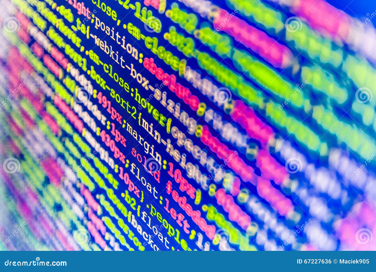 Software Developer Workspace Screen Stock Illustration - Illustration ...