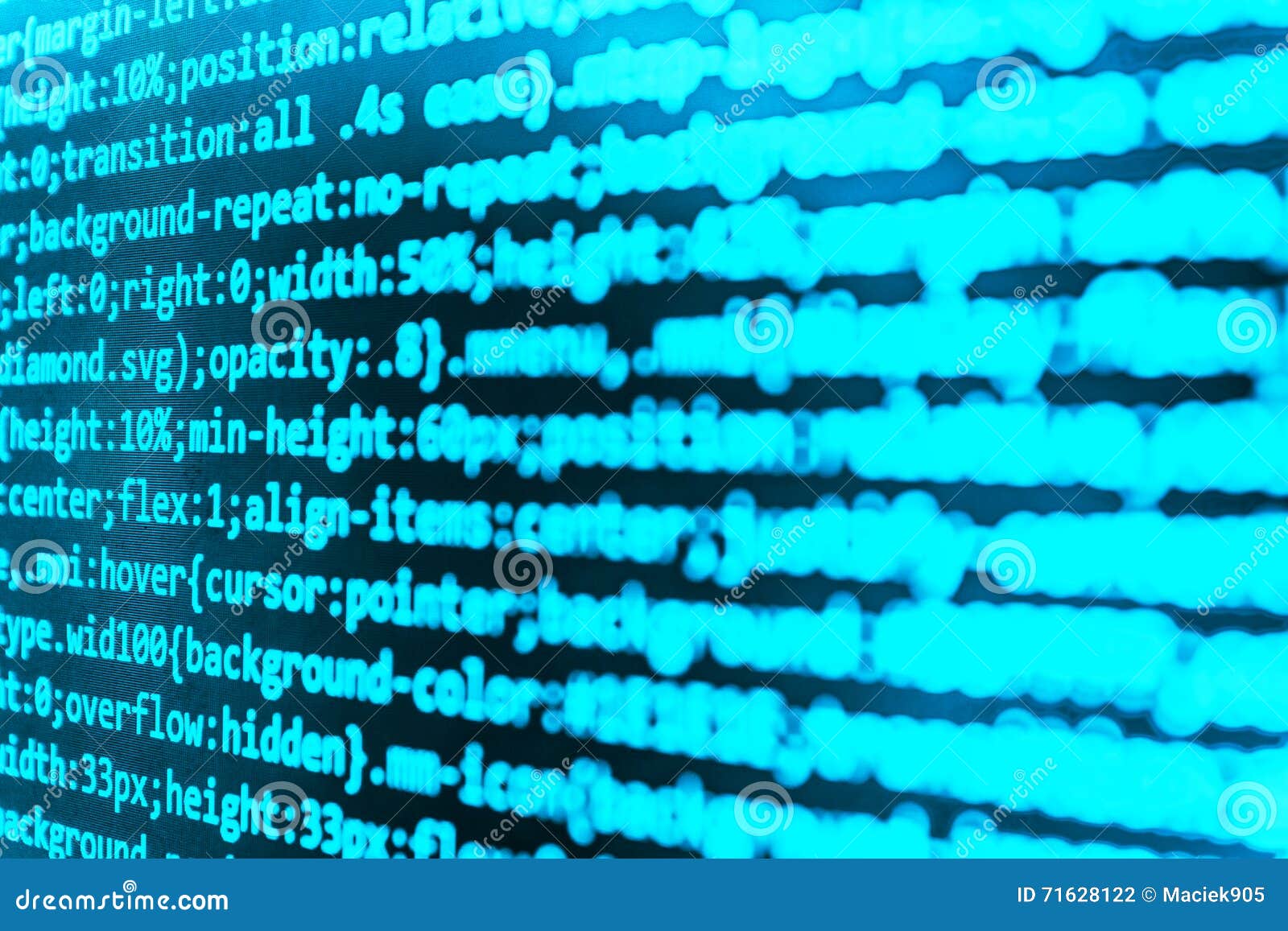 Software Developer Workspace Screen Stock Illustration - Illustration ...