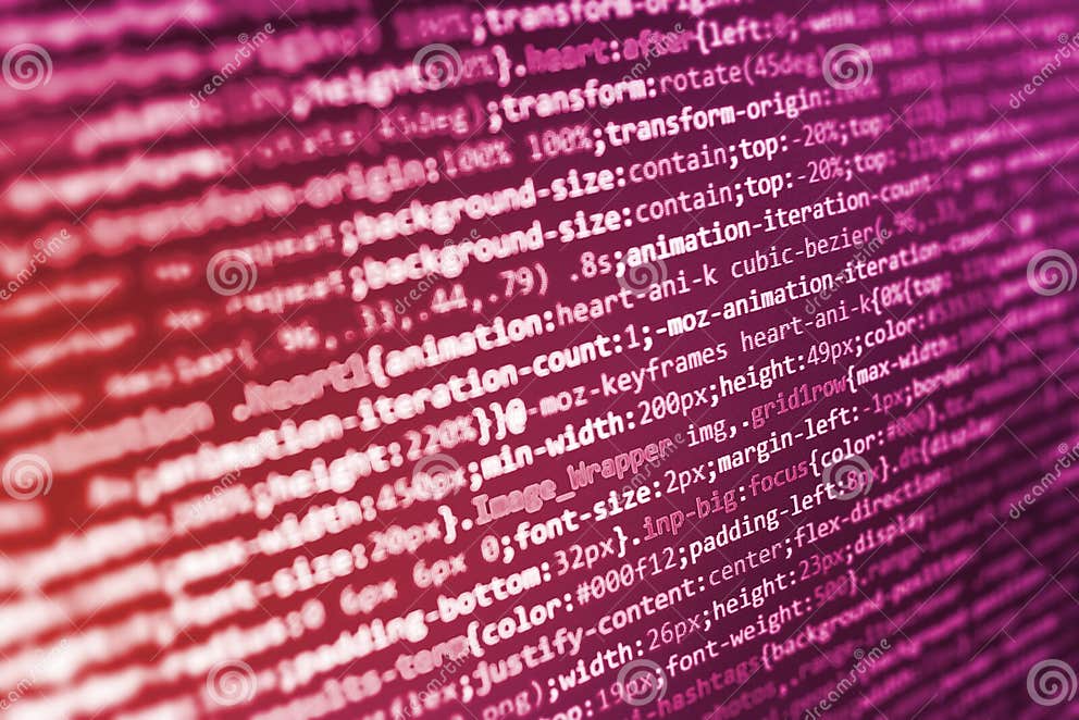 Software Developer Workspace Screen Stock Illustration - Illustration ...