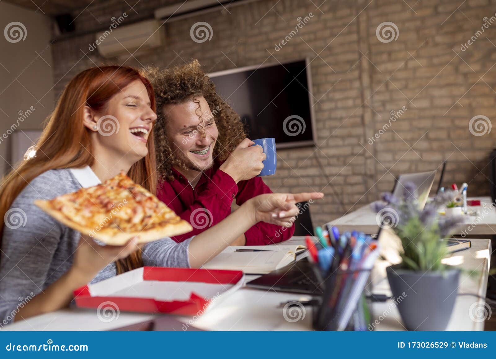 Software Developers on a Lunch Break Stock Image - Image of businessman ...