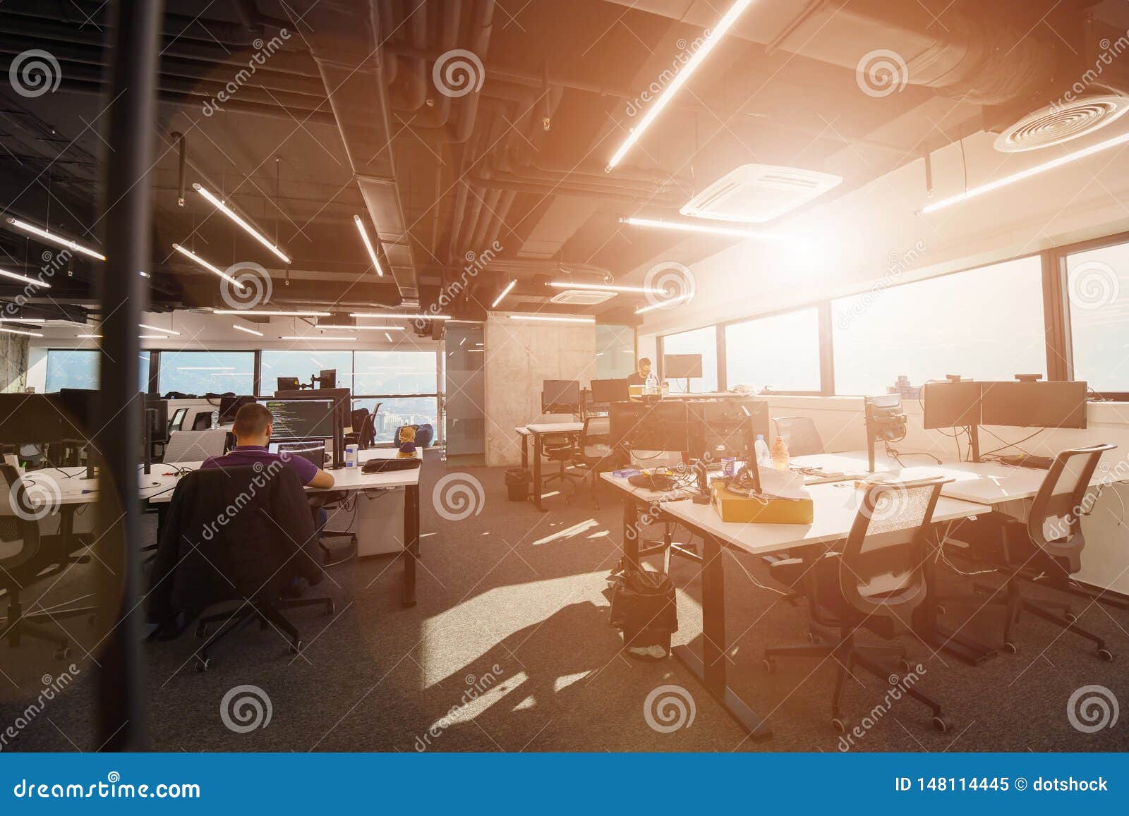 Software Developers Working at Office Stock Image - Image of creative ...