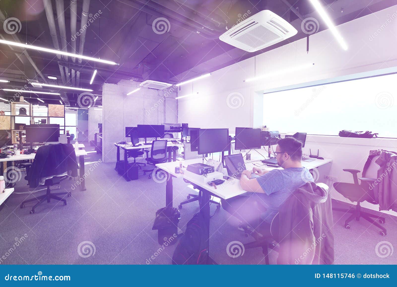 Software Developers Working at Office Stock Photo - Image of bright ...