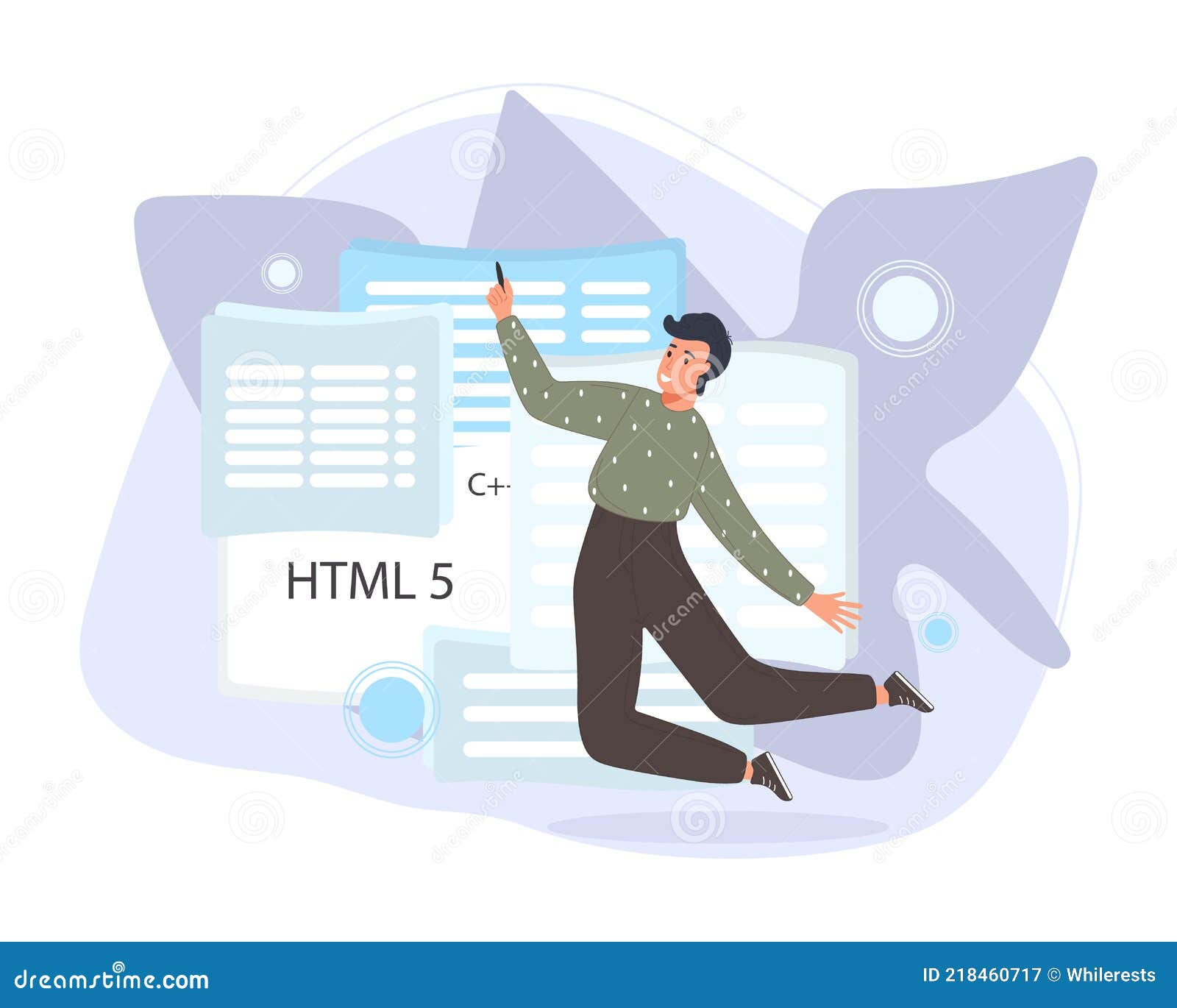 Software Developers Working Of Script Coding Engineer Character Programming In Php Python 5419