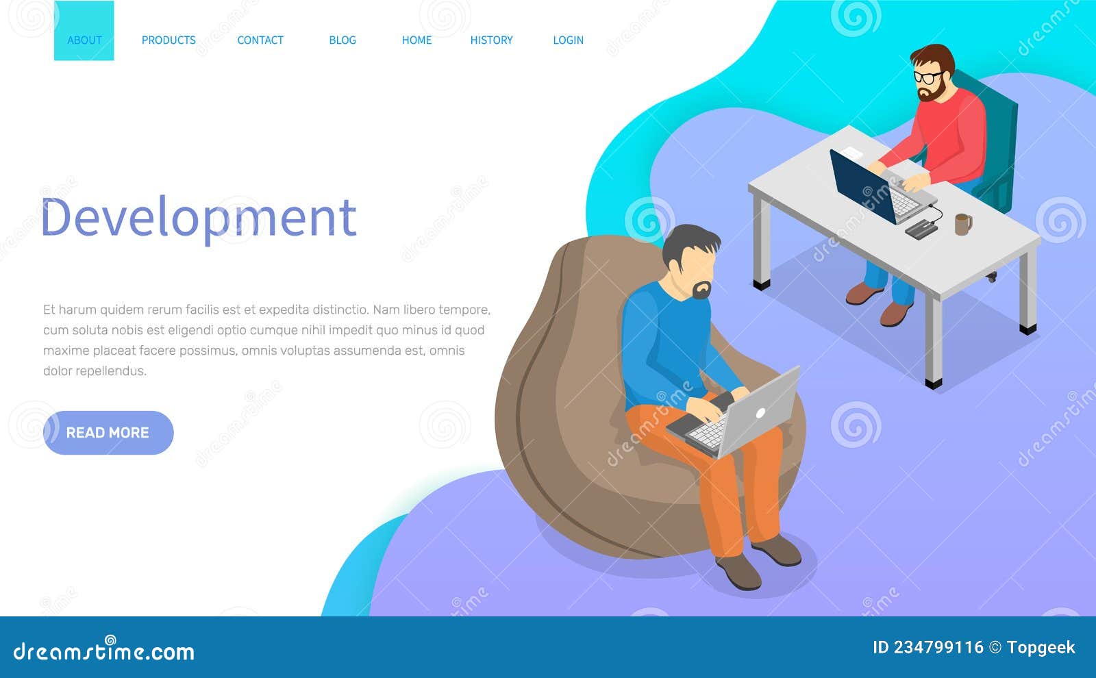 Software Developing Company Team Work Together Coding. Programmers Writing Code Sitting in ...