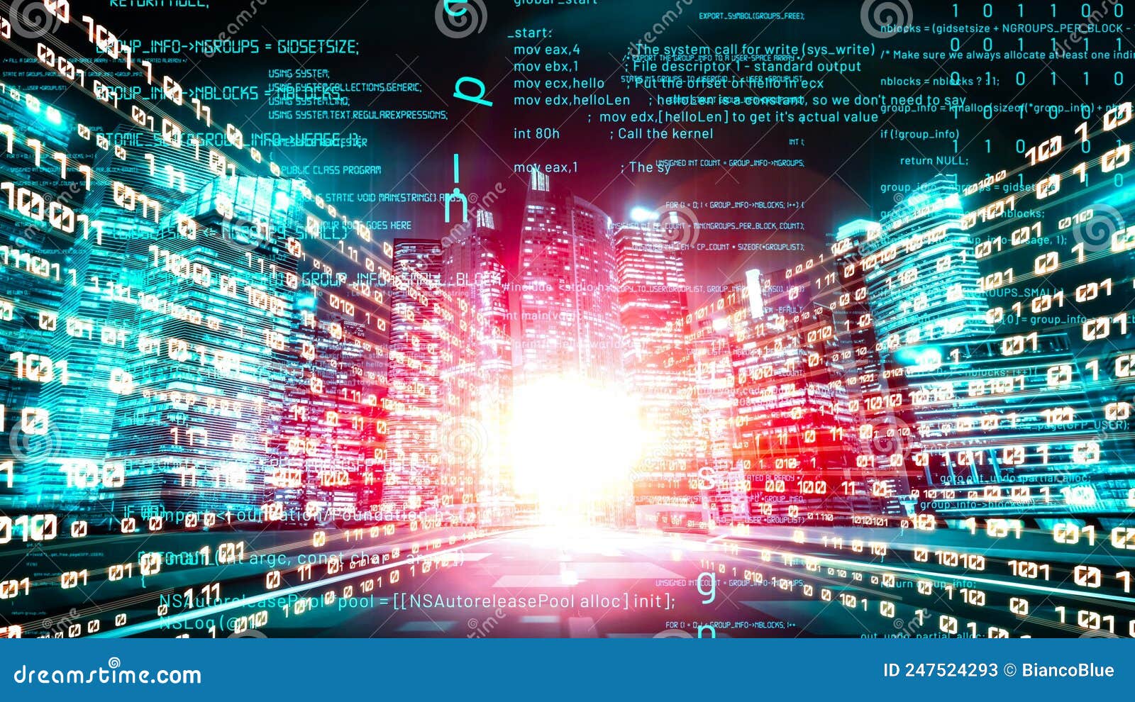 Software Development, Application Programming Code and Tacit Computer Coding Stock Illustration ...