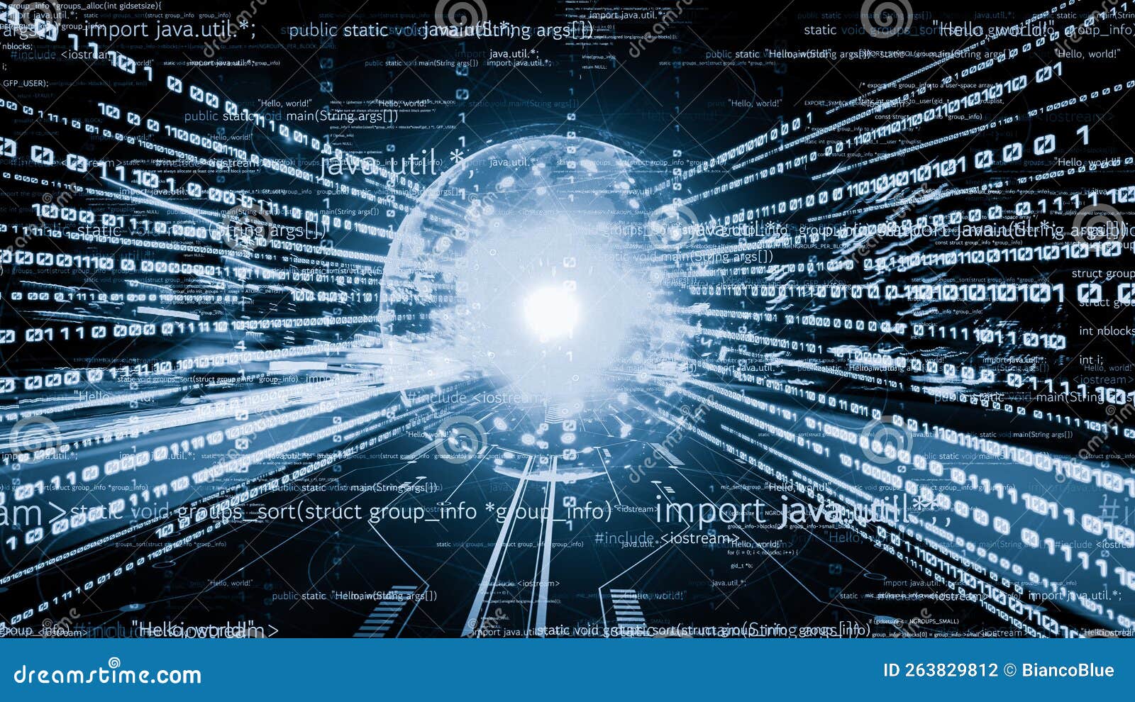 Software Development, Application Programming Code and Tacit Computer Coding Stock Illustration ...