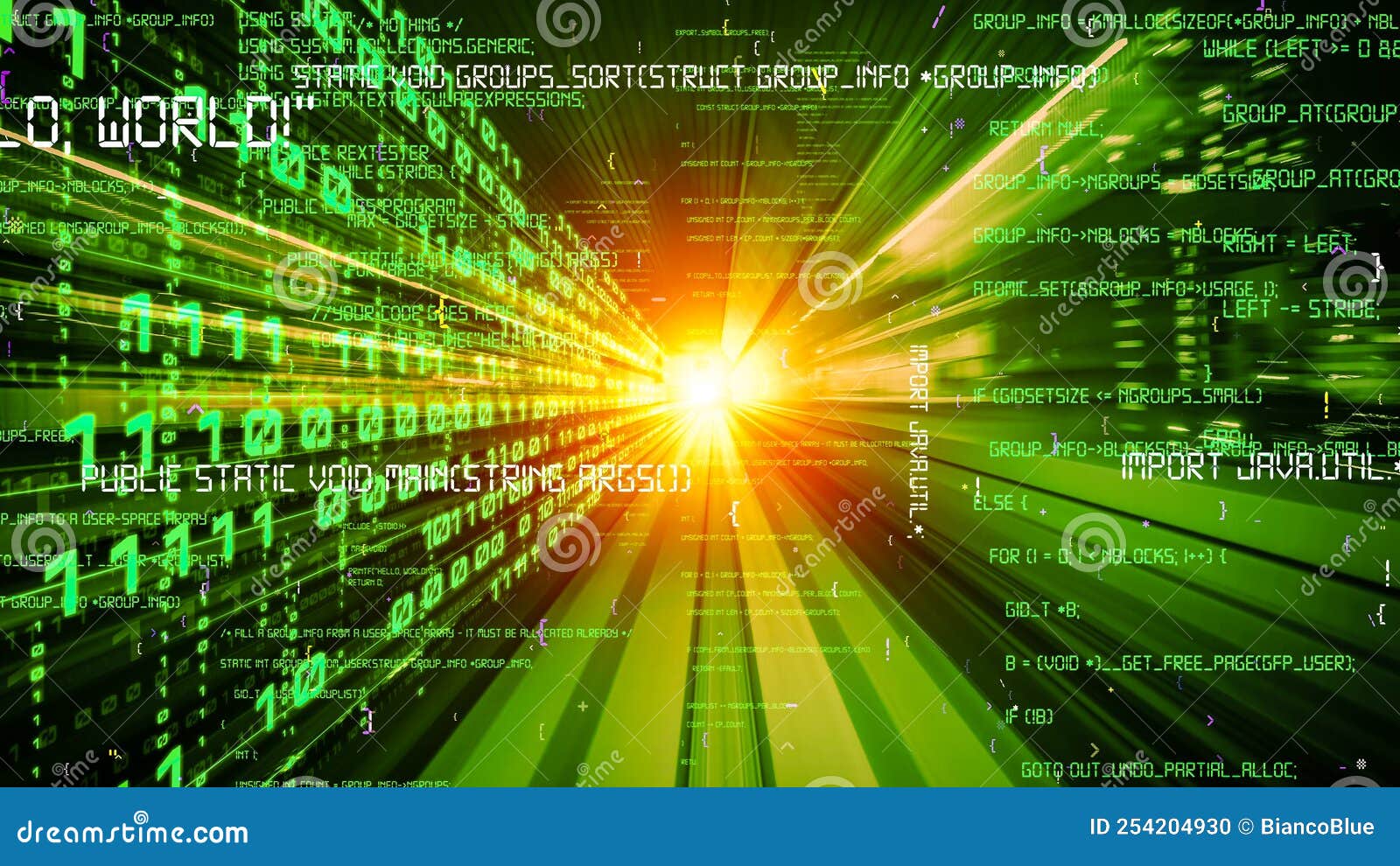 Software Development Application Programming Code And Tacit Computer Coding Stock Illustration