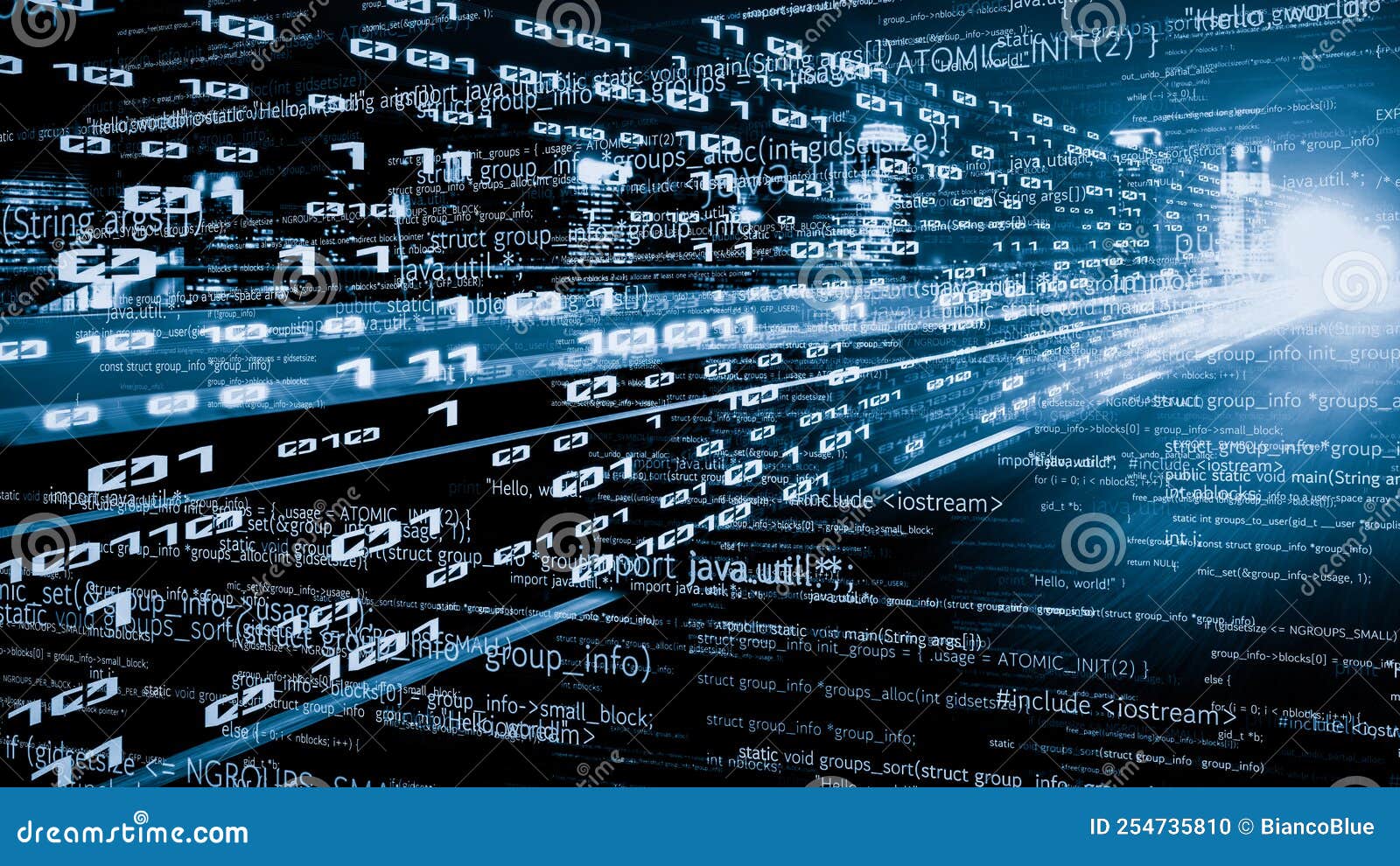 Software Development, Application Programming Code and Tacit Computer Coding Stock Illustration ...