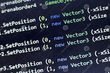 Software Development C-Sharp C , .NET Code Close Up Stock Photo - Image ...