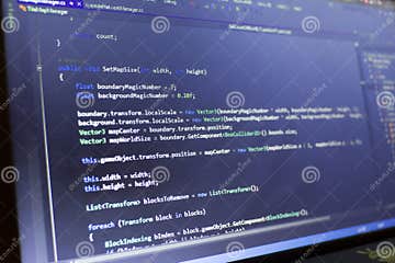 Software Development C-Sharp C , .NET Code Close Up Stock Image - Image ...