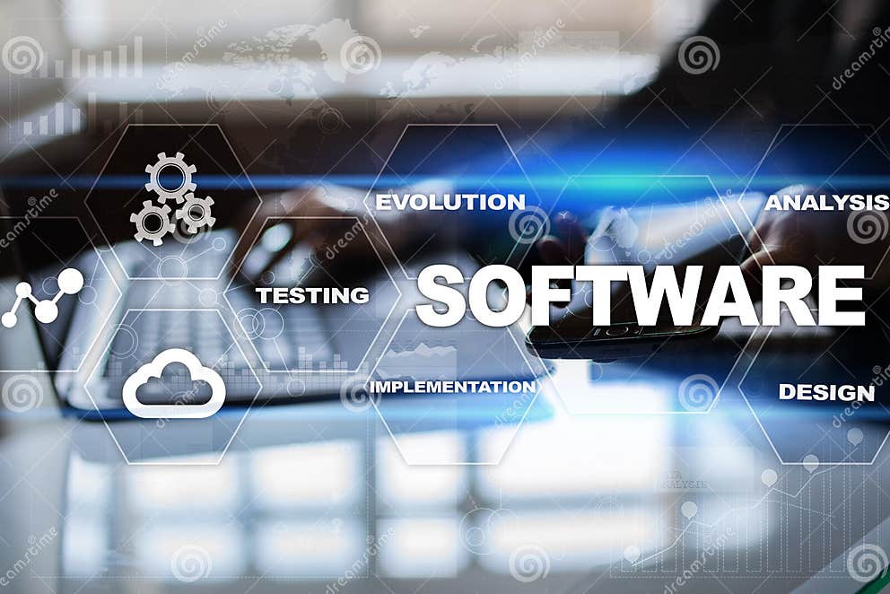 Software Development. Data Digital Programs System Technology Concept ...