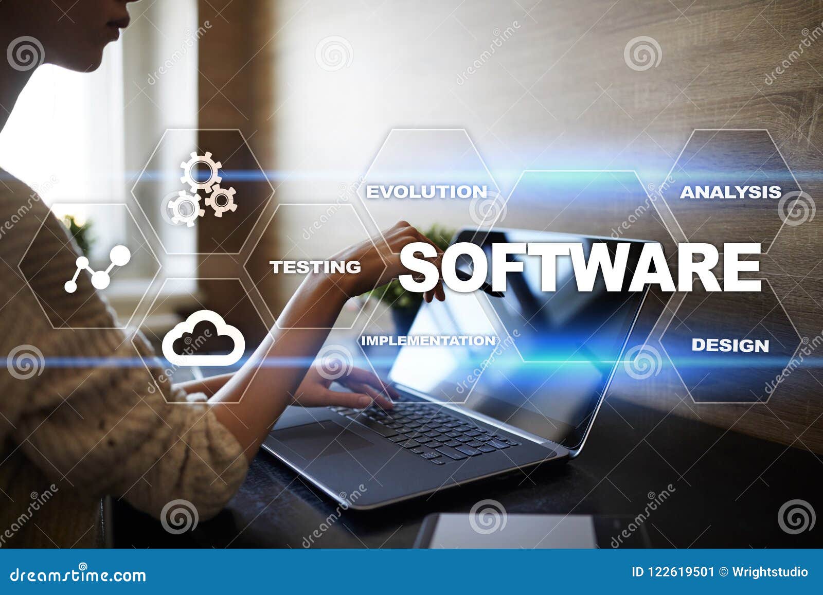 Software Development Data Digital Programs System Technology Concept Stock Image Image Of