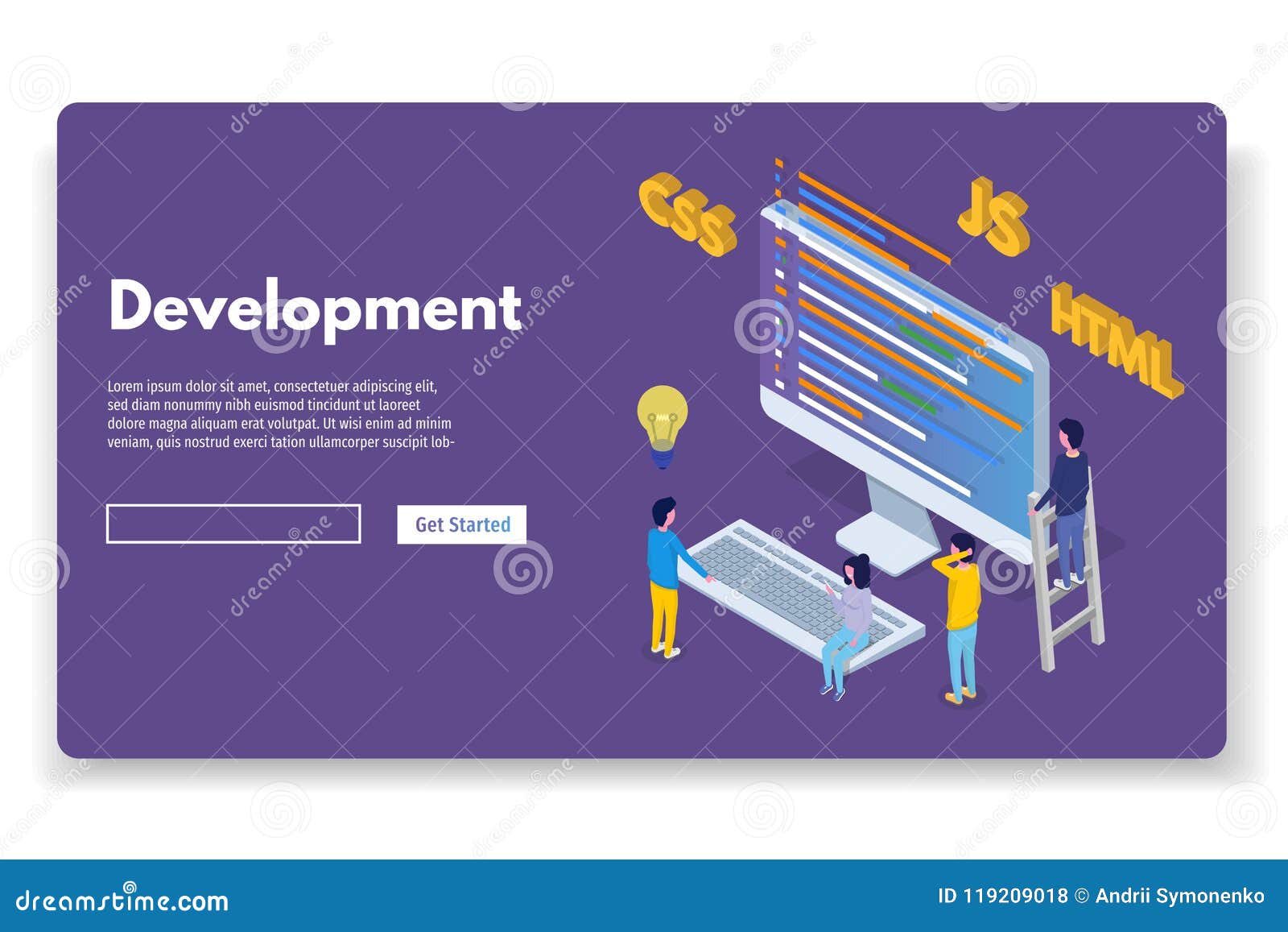 Software Development Monitor Screen Background Developer Display With Source Code Programming