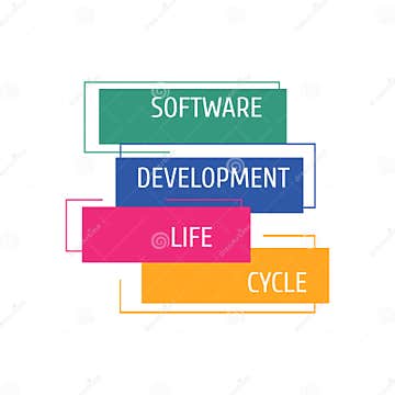 Software Development Life Cycle. Vector Illustration Software ...