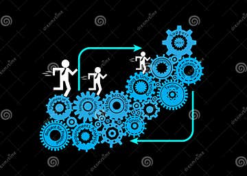 Software Development Lifecycle Concept Stock Vector - Illustration of ...