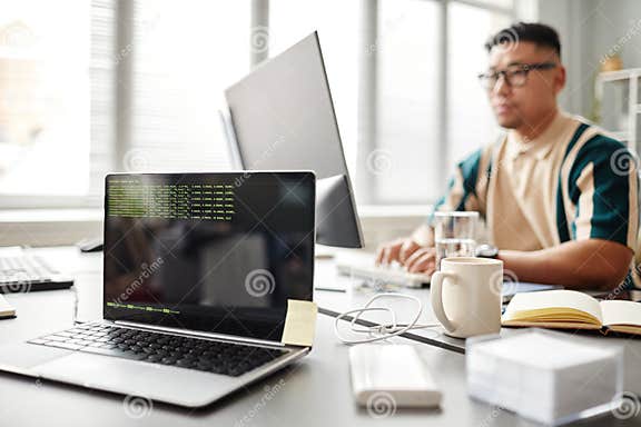 Software Development Office Stock Image - Image of code, asian: 247429589