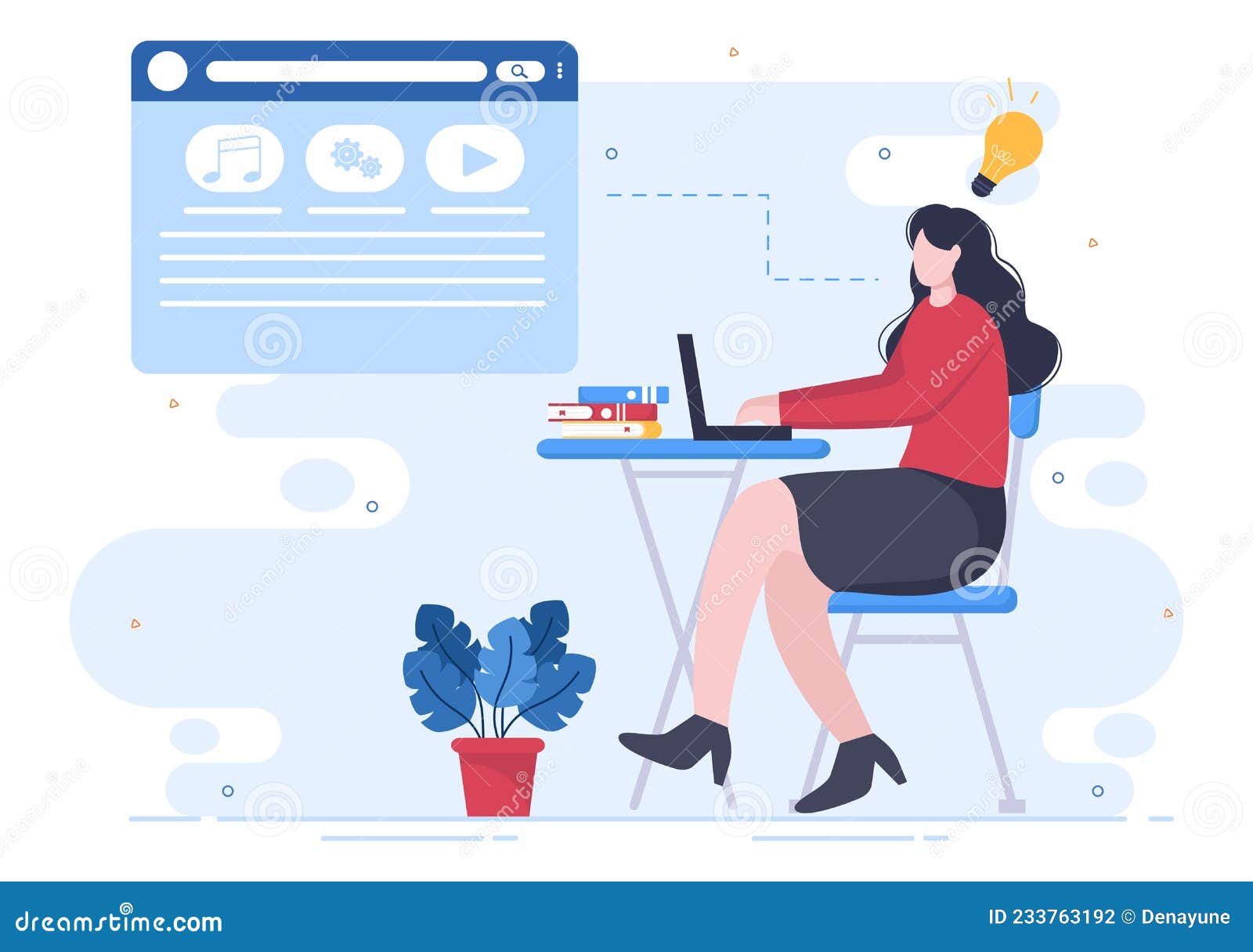 Software Development and Programming Code on Computer Vector Illustration for Technology ...