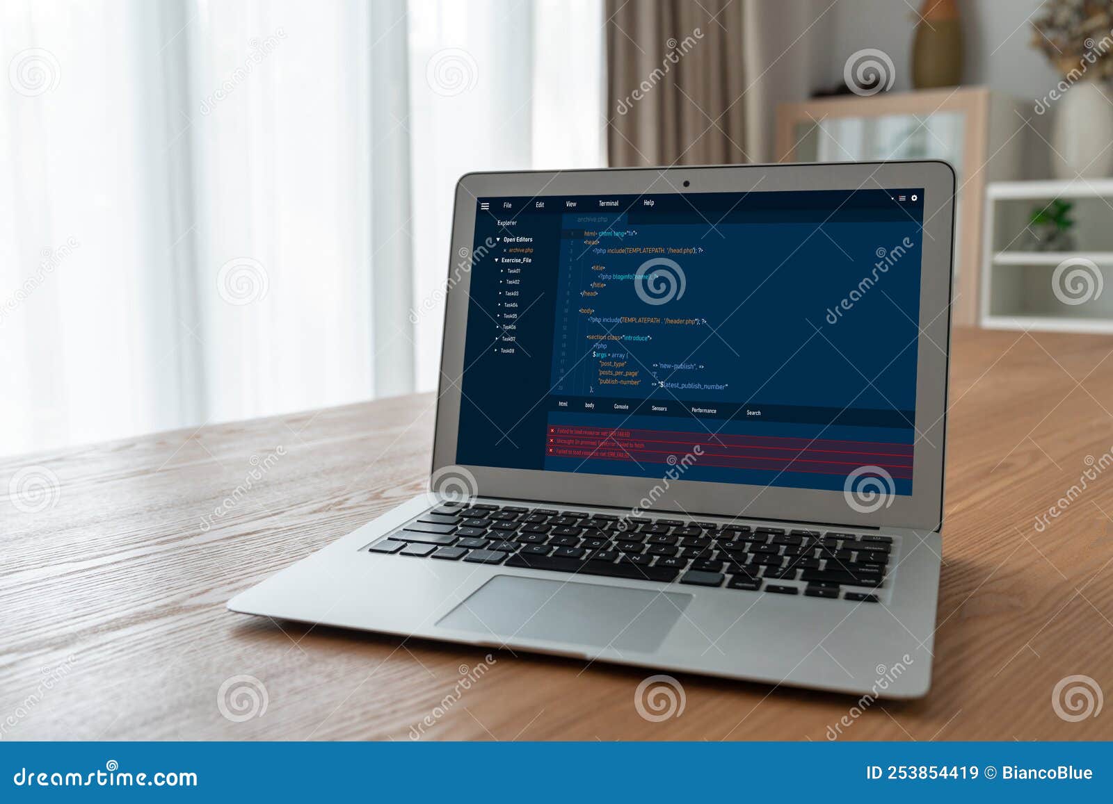 Software Development Programming on Computer Screen for Modish ...