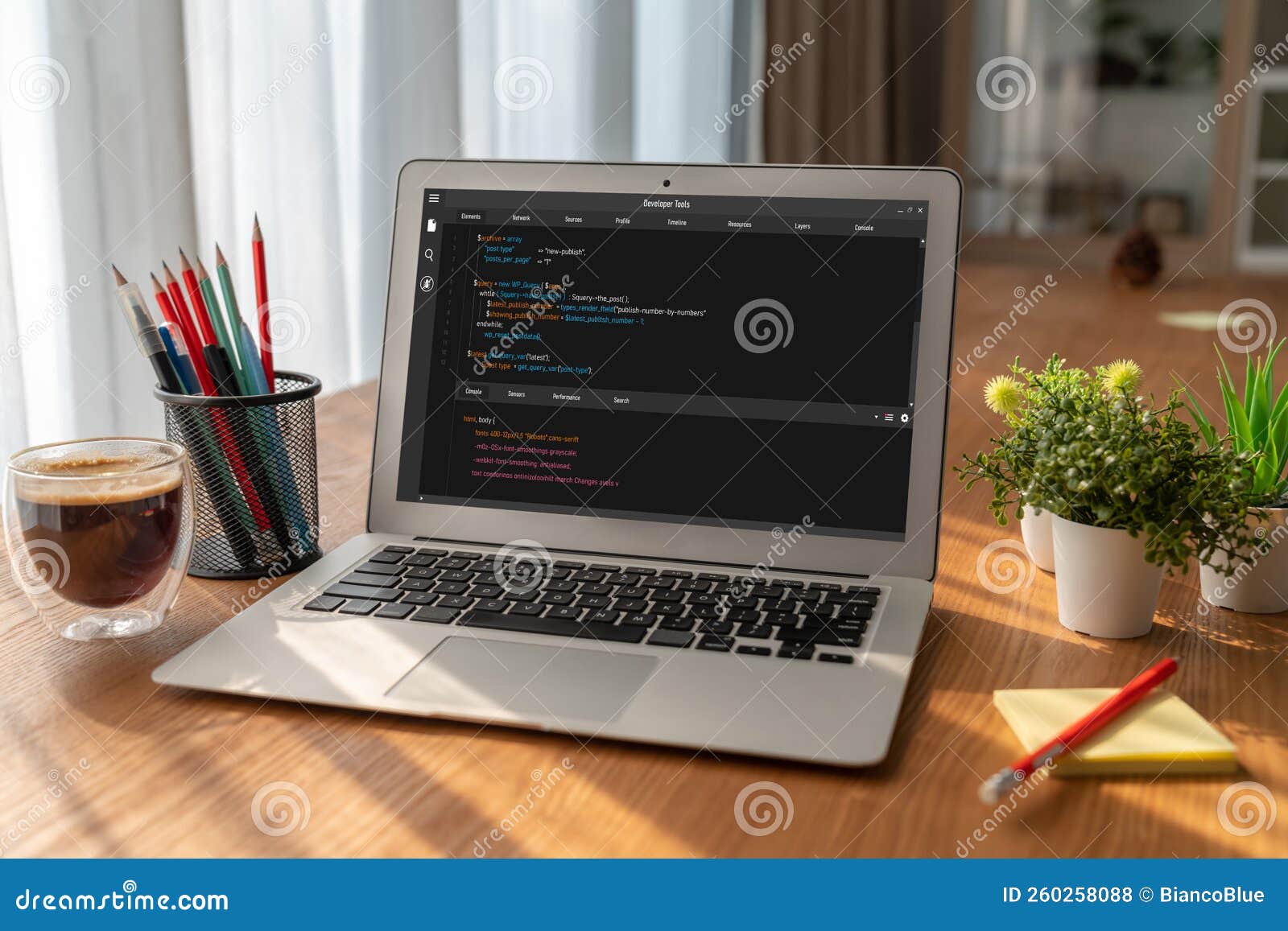 Software Development Programming on Computer Screen for Modish ...