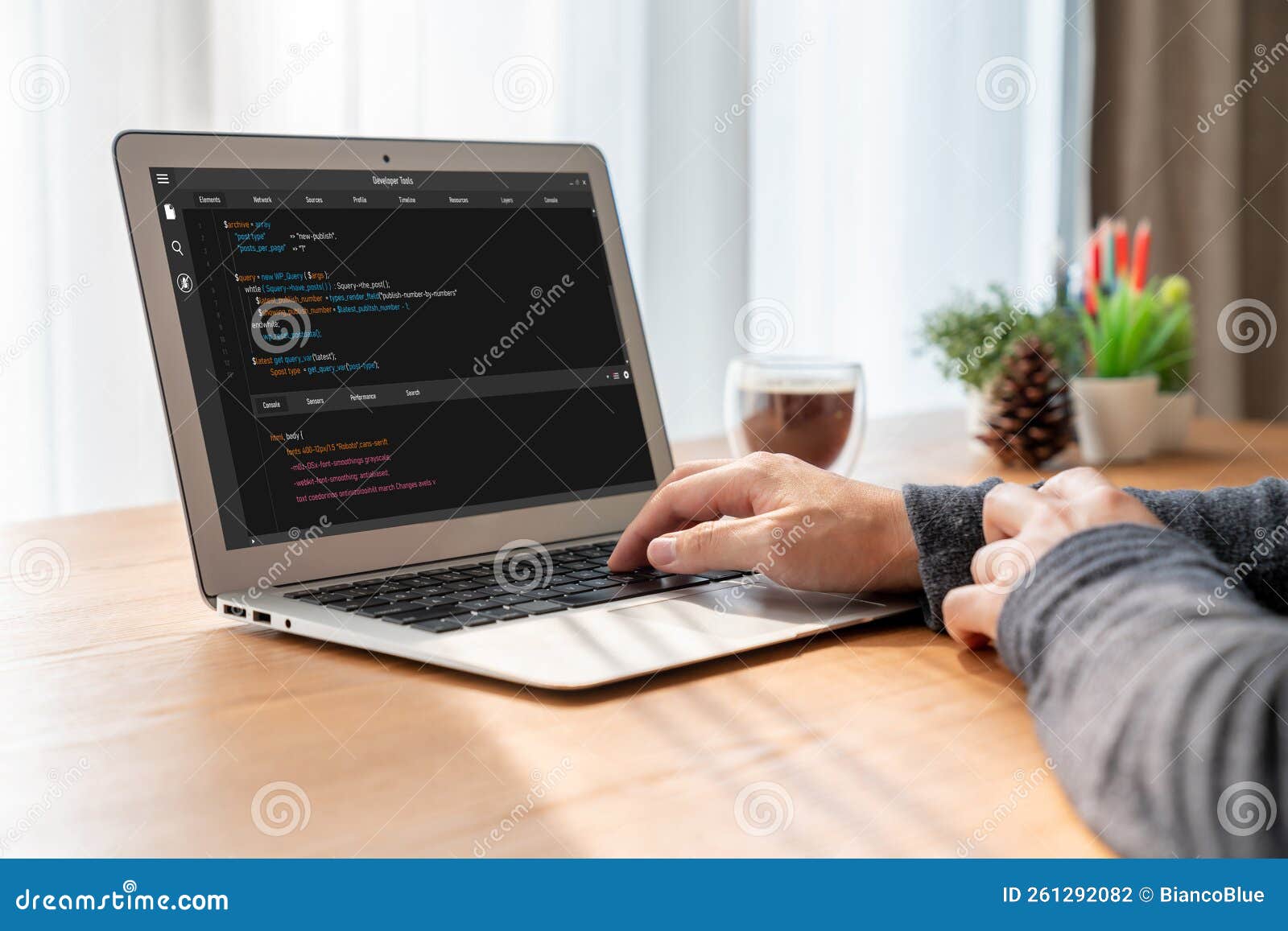 Software Development Programming on Computer Screen for Modish ...