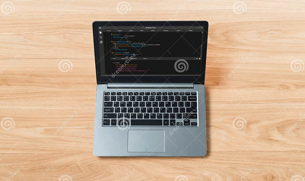 Software Development Programming on Computer Screen for Modish ...