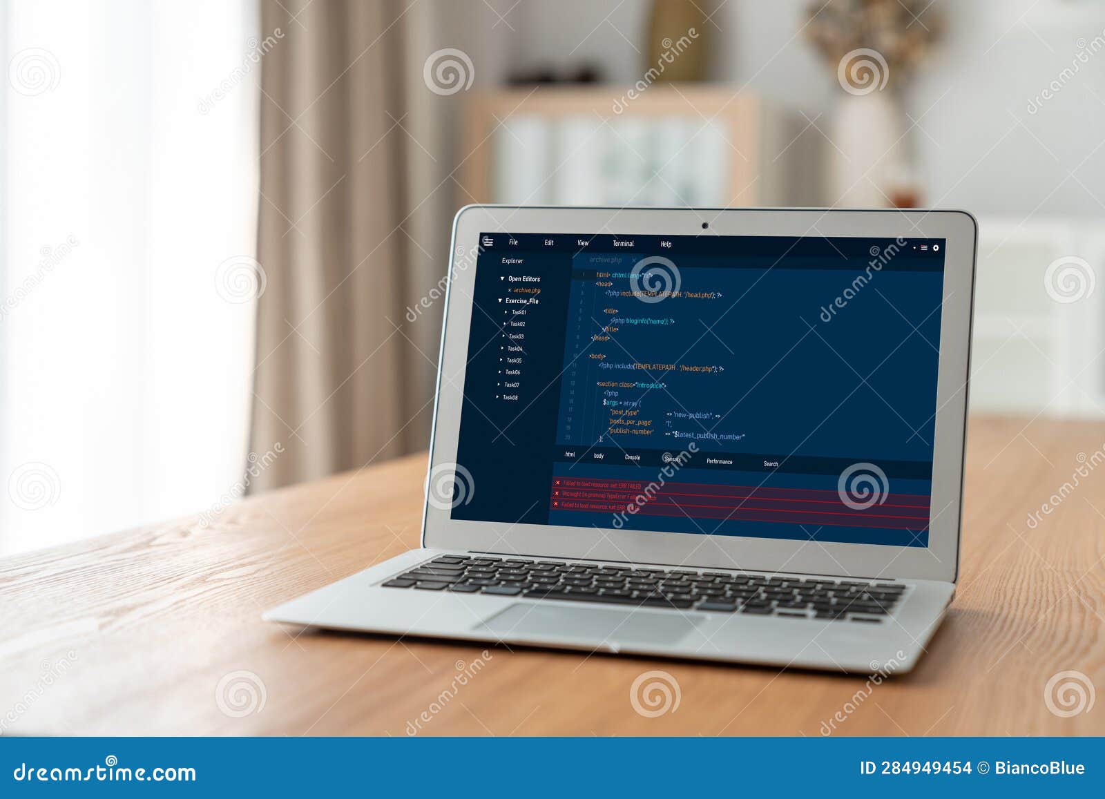 Software Development Programming on Computer Screen for Modish Application Stock Photo - Image ...