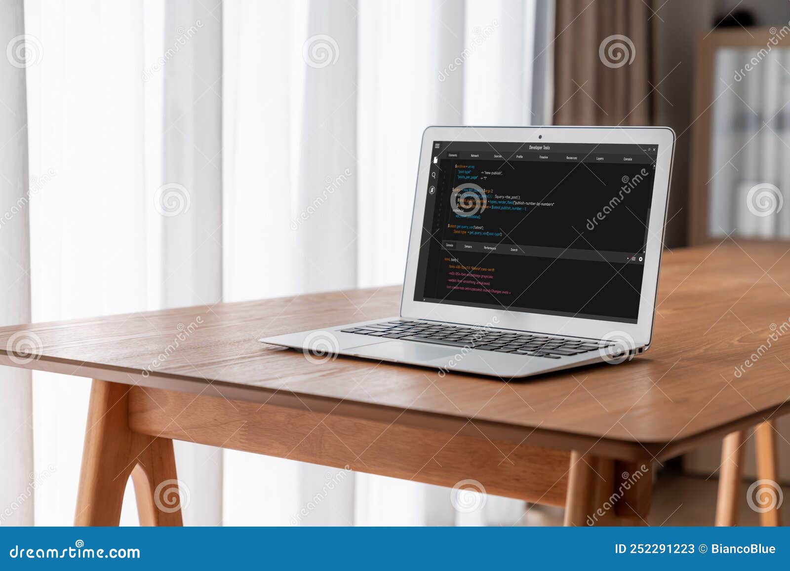Software Development Programming On Computer Screen For Modish Application Stock Image Image