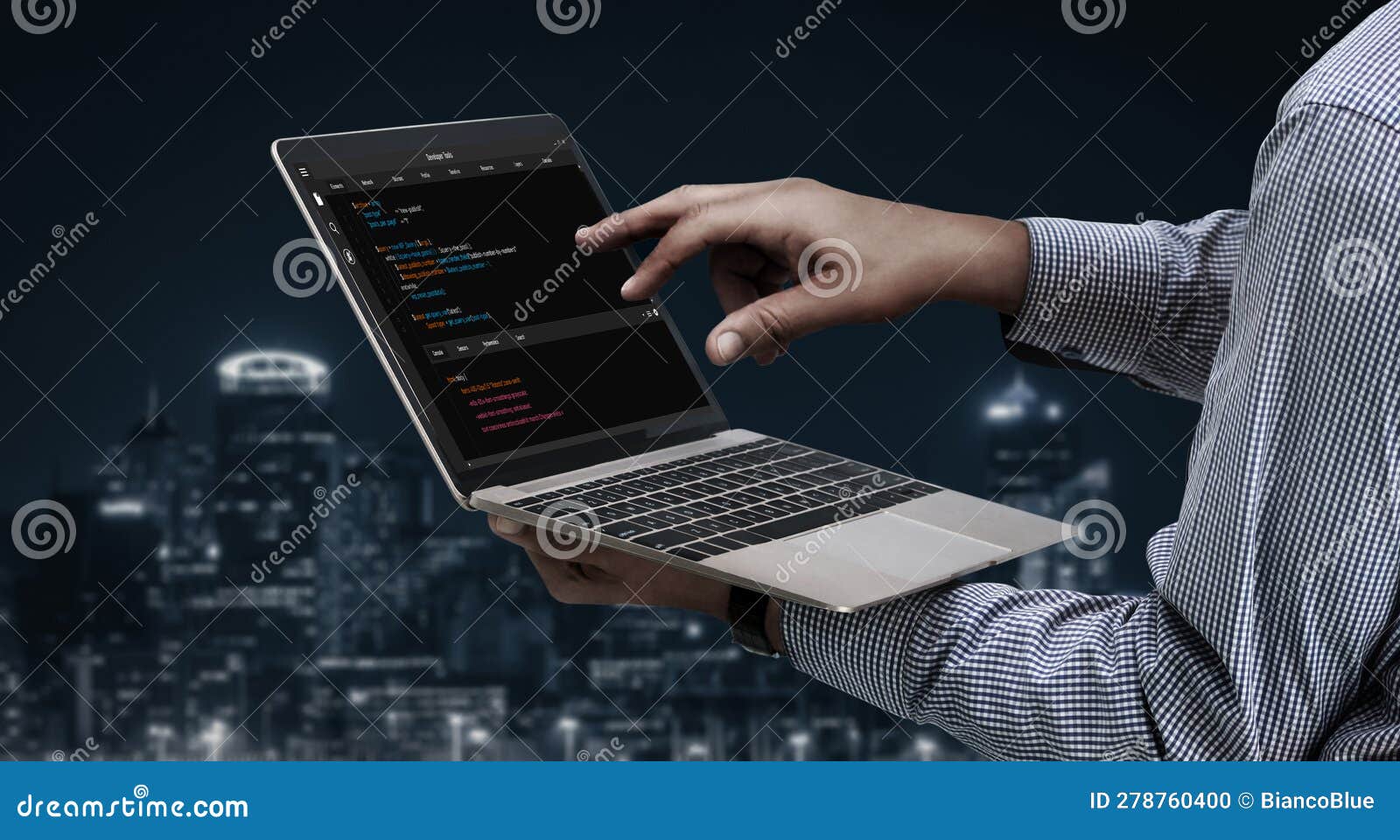 Software Development Programming on Computer Screen for Modish Application Stock Photo - Image ...