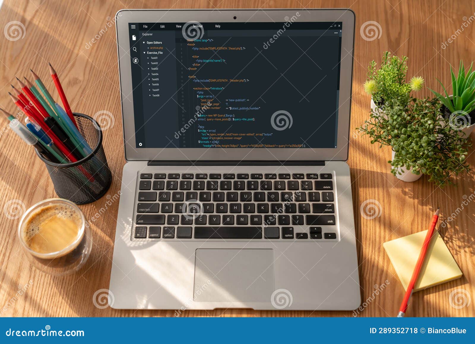 Software Development Programming on Computer Screen for Modish ...