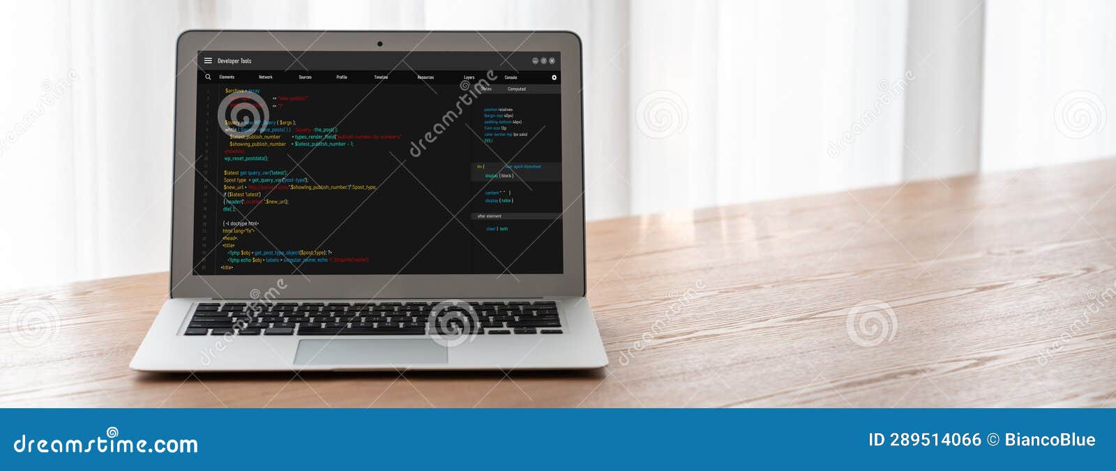 Software Development Programming on Computer Screen for Modish Application Stock Photo - Image ...