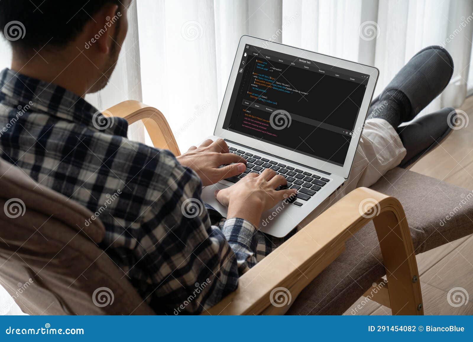 Software Development Programming on Computer Screen for Modish Application Stock Photo - Image ...