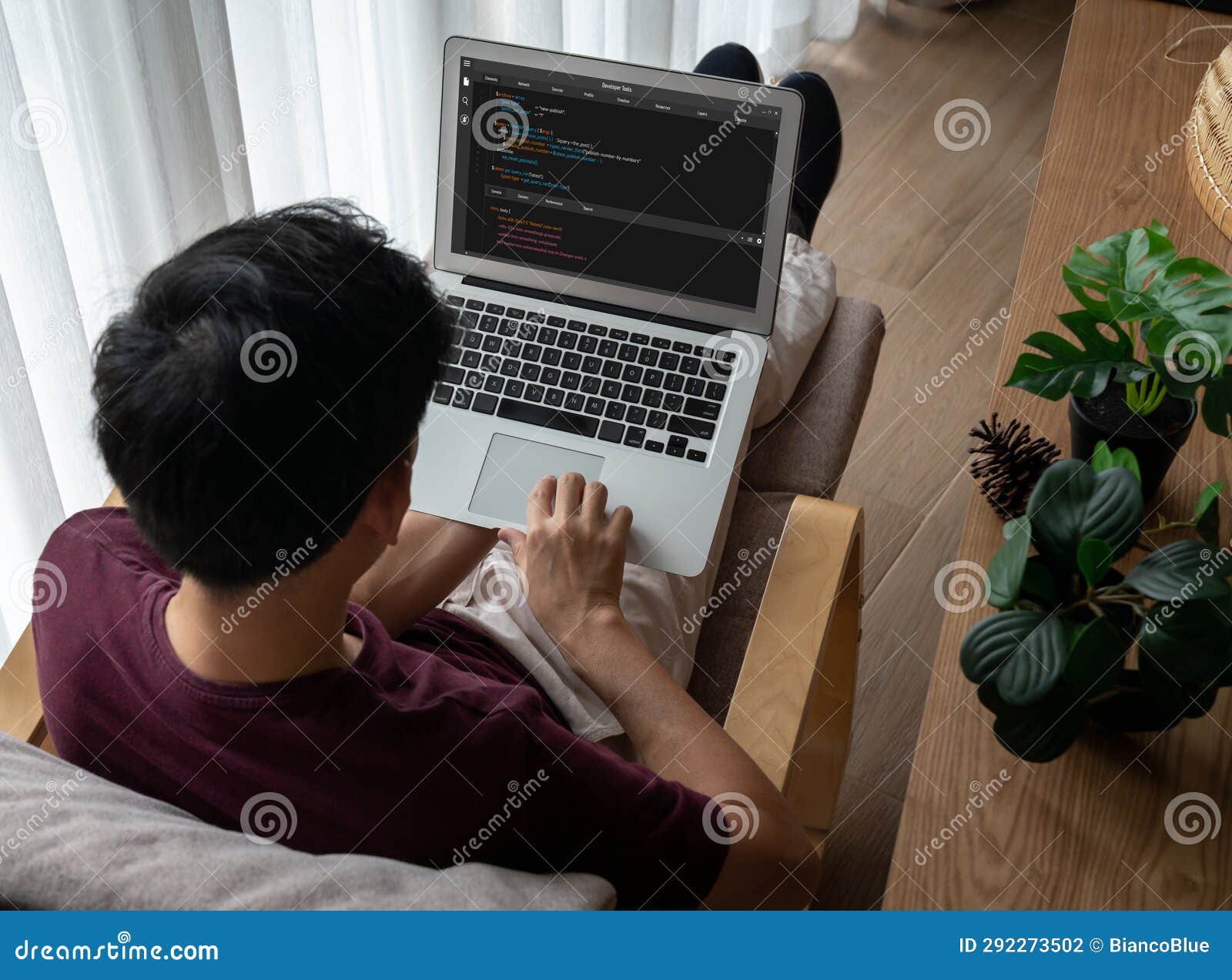 Software Development Programming on Computer Screen for Modish ...