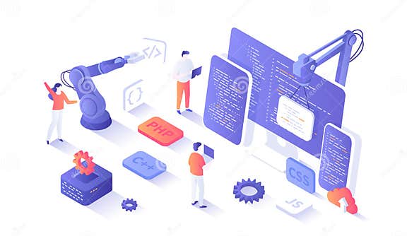 Software Development Programming, Engineering, Coding. Testing and Bug ...