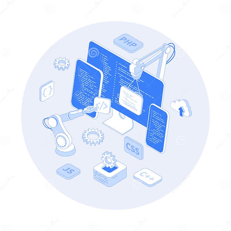 Software Development Programming, Engineering, Coding. Testing and Bug ...