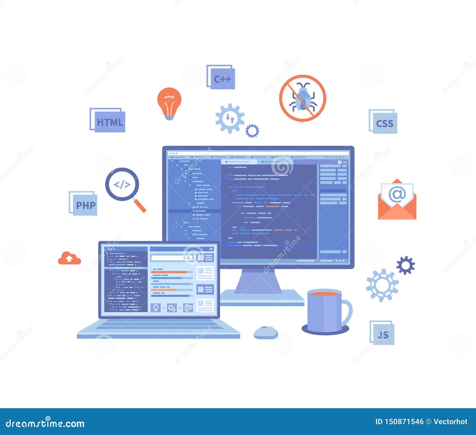 Software Development And Programming Statistics App Development Data Analysis Program Code