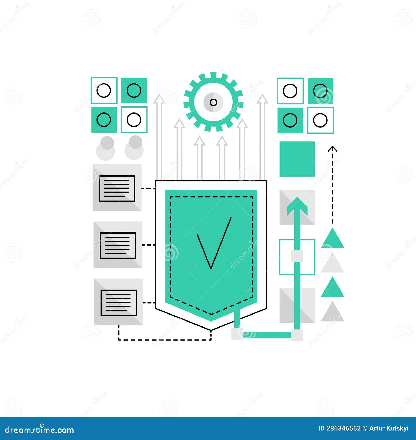 Software Development Technology Stock Illustration - Illustration of ...