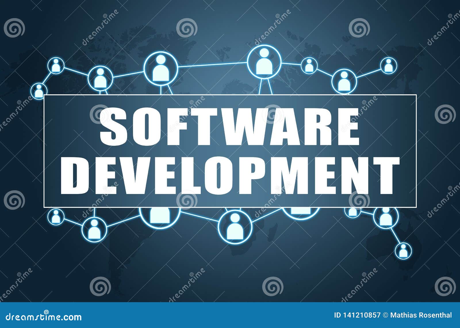 Software Development stock illustration. Illustration of network ...
