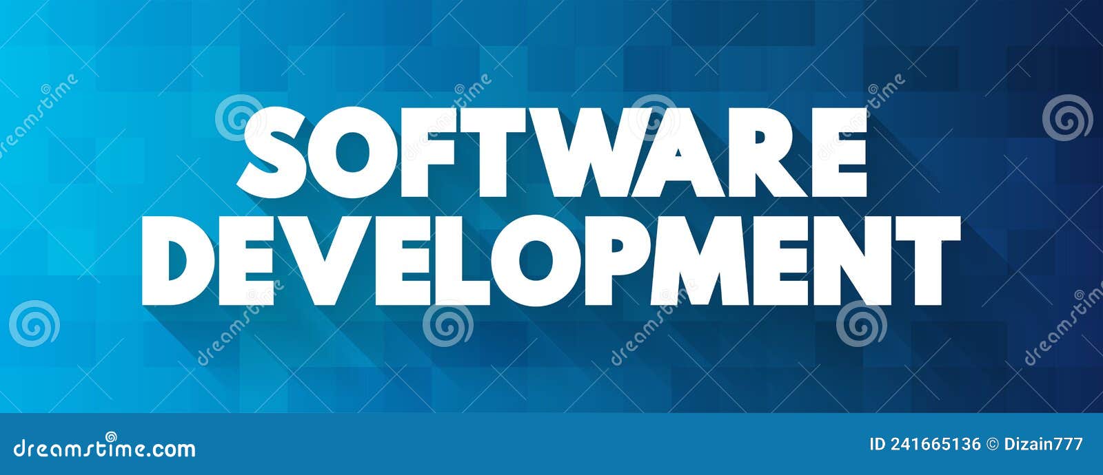 Software Development Text Quote, Concept Background Stock Illustration ...