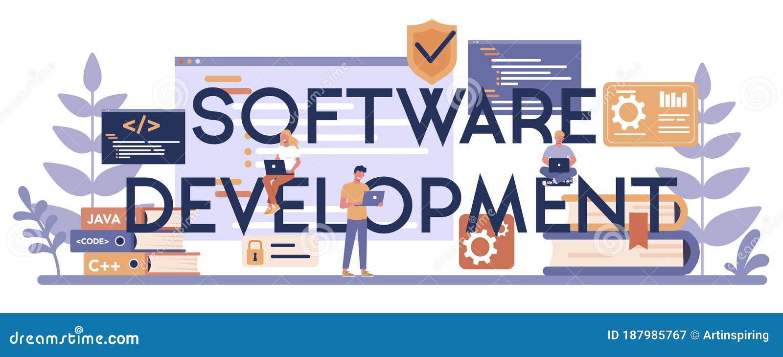 Software Development Typographic Header Concept. Idea of Stock Vector ... Software Development Typographic Header Concept. Idea of Stock Vector ...