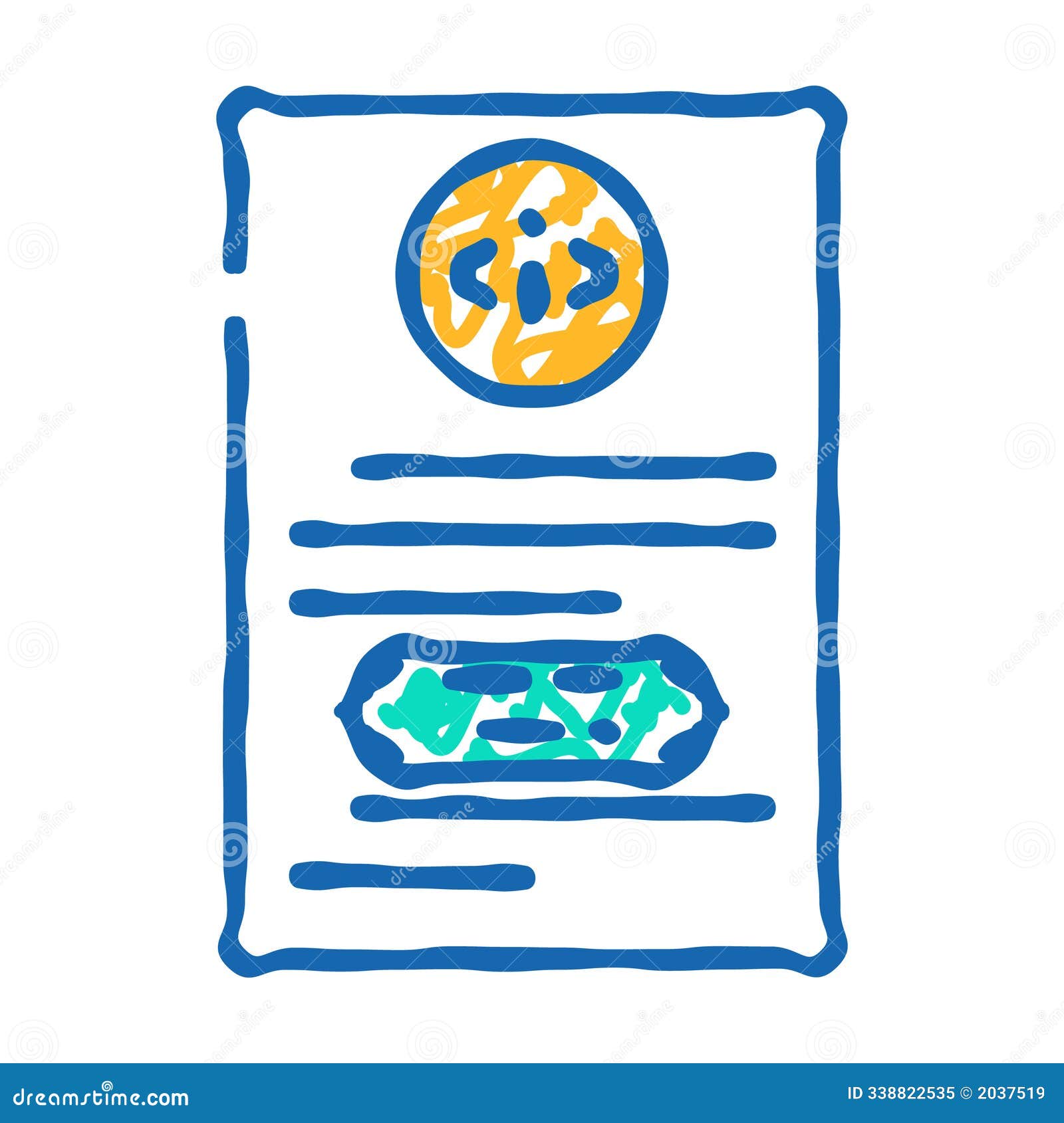 Software Documentation Icon Doodle Illustration Stock Illustration ...