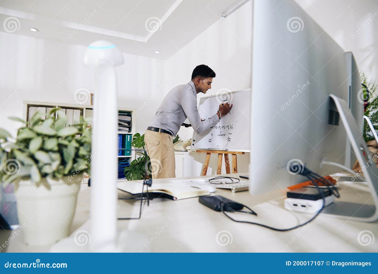Software Engineer Planning Work Stock Image - Image of occupation ...