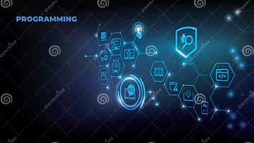 Software Engineering or Programming Vector Illustration. Software ...