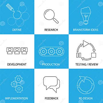 Software Engineering, Project Planning Process - Concept Vector Stock ...